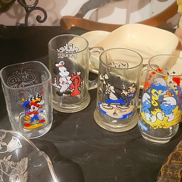 Kitchen | Vintage Disney Cups | Poshmark